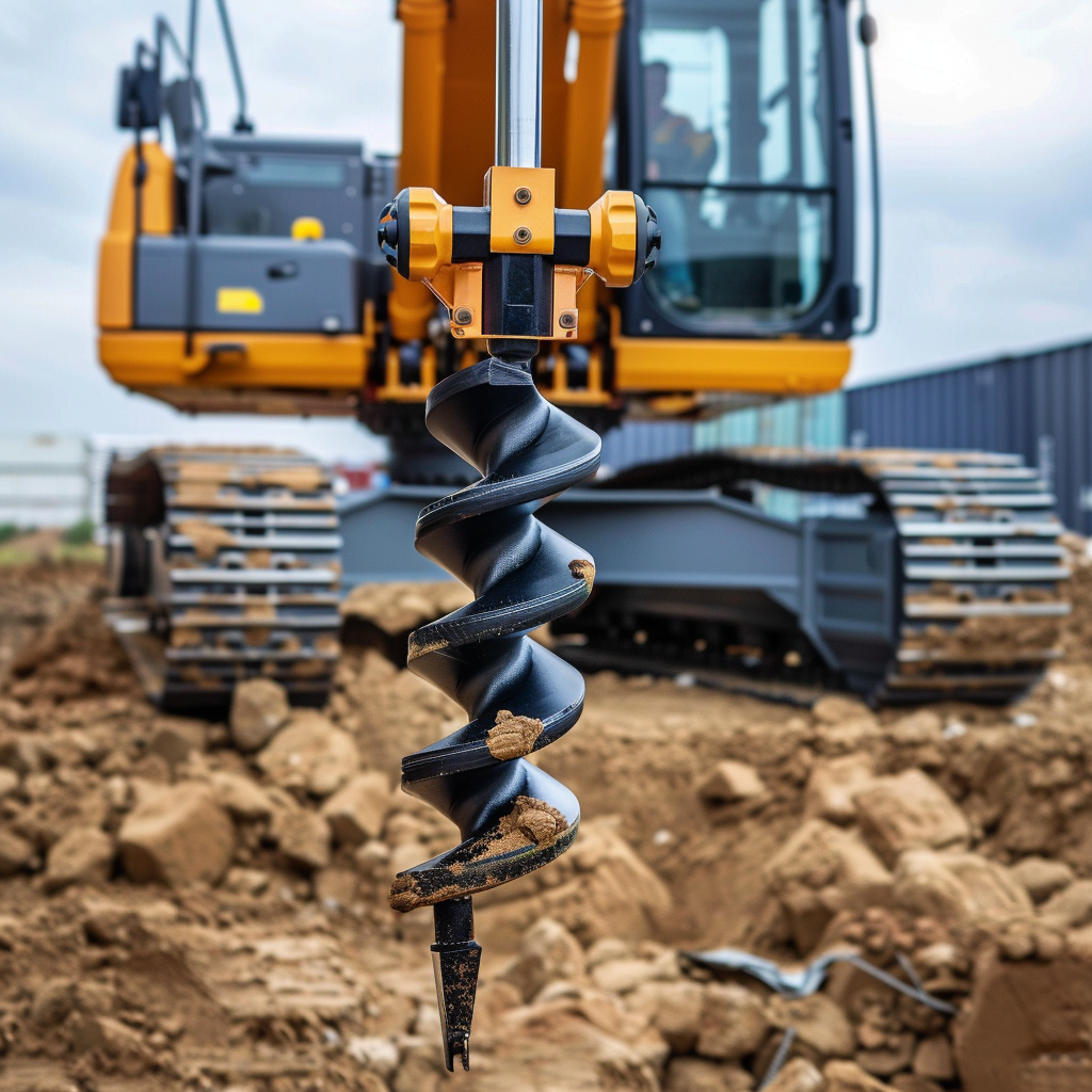 Mini Excavator - Augers — Bulldozer Attachments