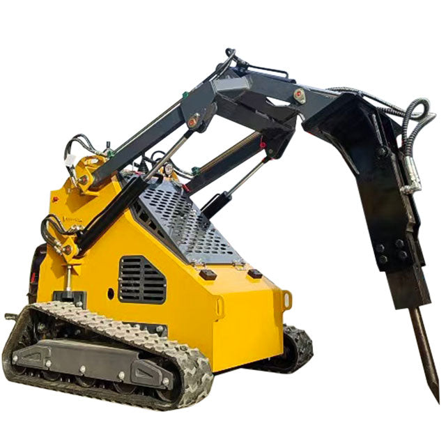 MMS Breaker Hammer 35mm/45mm Drill Pole with Hose For MMS Skid Steer L ...