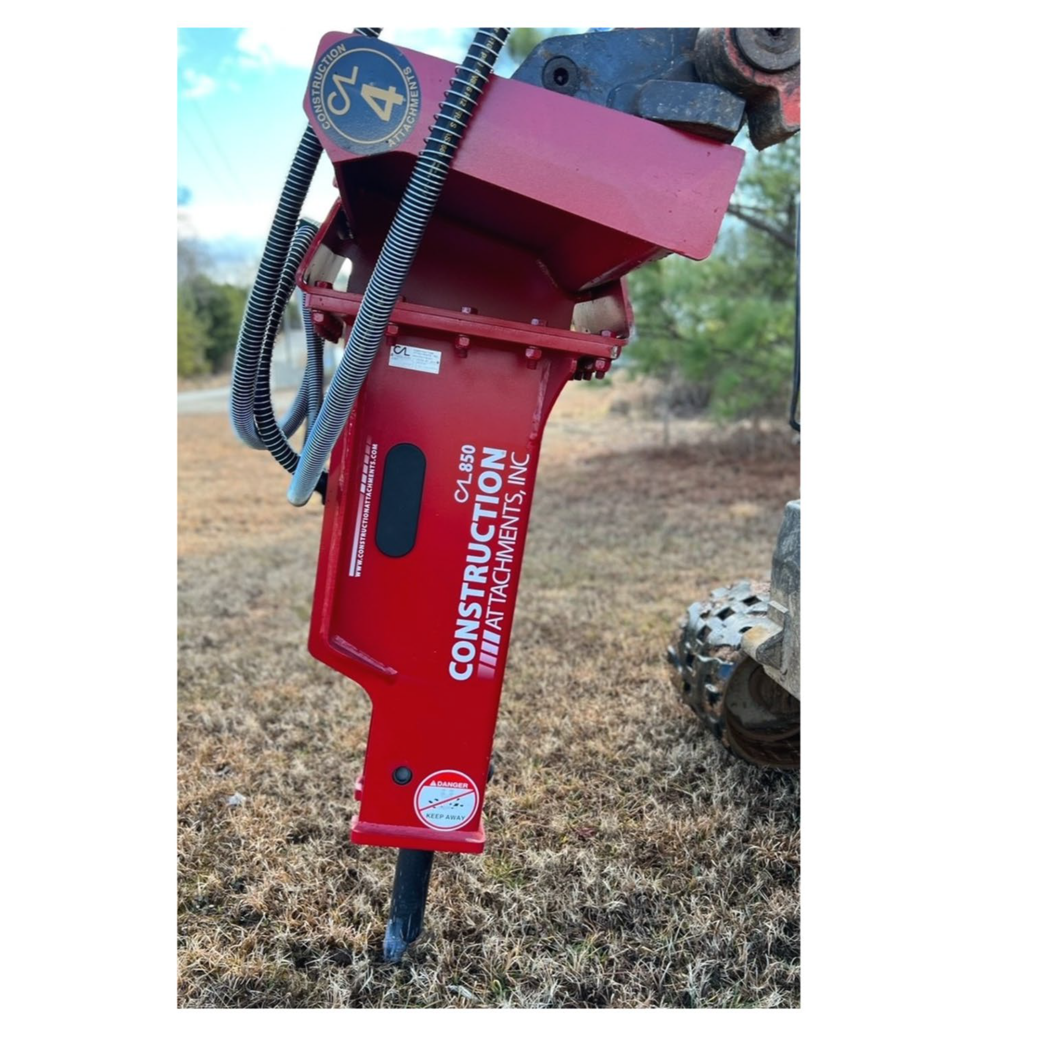 CAL 850C Quick Coupler Mount Hydraulic Breaker for Compact Excavators ...