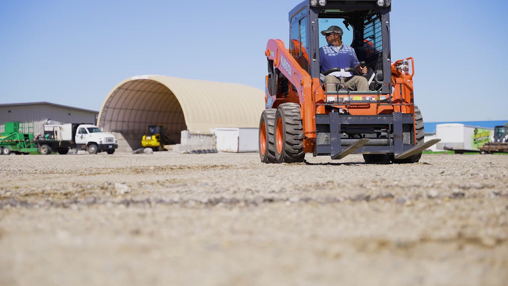 Mini Skid Steers - Pallet Forks and Frames — Bulldozer Attachments